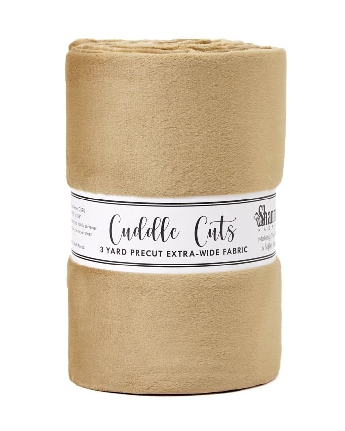 Shannon Fabrics 3 Yard Cuddle Cut Extra-Wide Cappuccino Minky Fabric