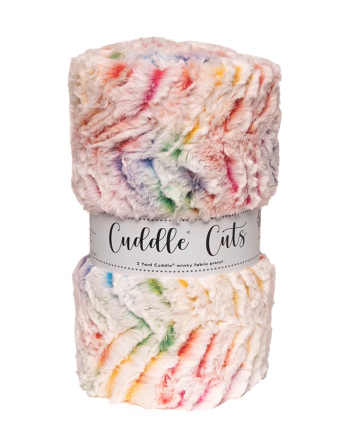 Shannon Fabrics 2 Yard Luxe Cuddle Cut Prism Vibrant Minky Fabric (60"