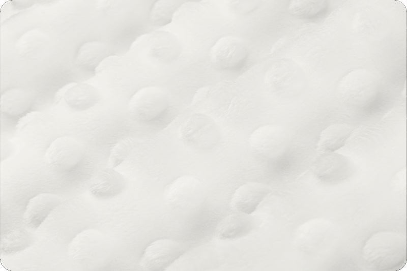 Shannon Fabrics Cuddle Dimple White Minky Fabric